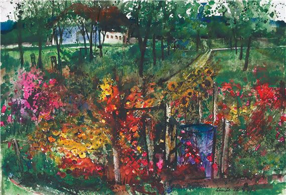 Emil Jurgen Scheibe | Garten bei Altofing (1987) | MutualArt