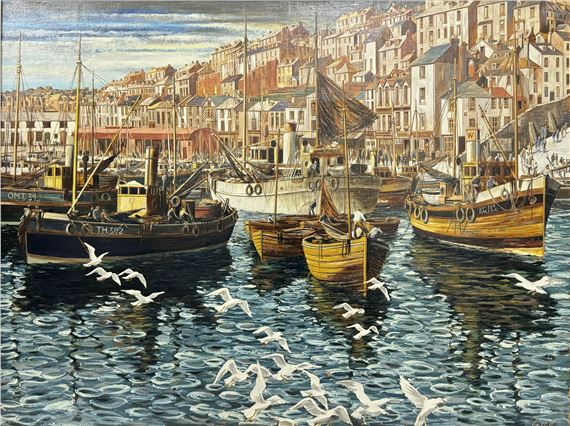 Clarence E. Blackburn | Clarence Blackburn The Inner Harbour, Brixham ...