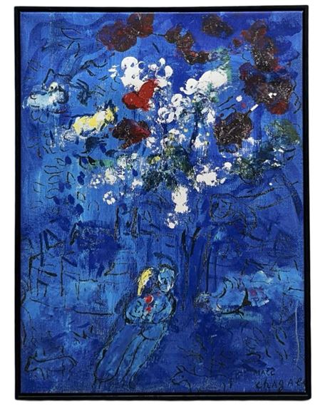 Marc Chagall | Le Bouquet au Dessus de Vance Flower | MutualArt