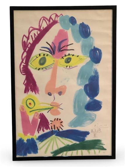 Picasso Pablo | Man With A Pipe | Artwork performance at auction ...