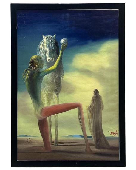 Salvador Dalí | “The Knight Of Death | MutualArt