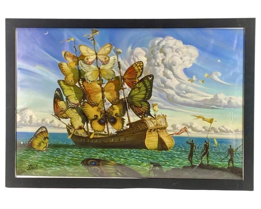 Salvador Dalí | “Departure Of The Winged Ship | MutualArt
