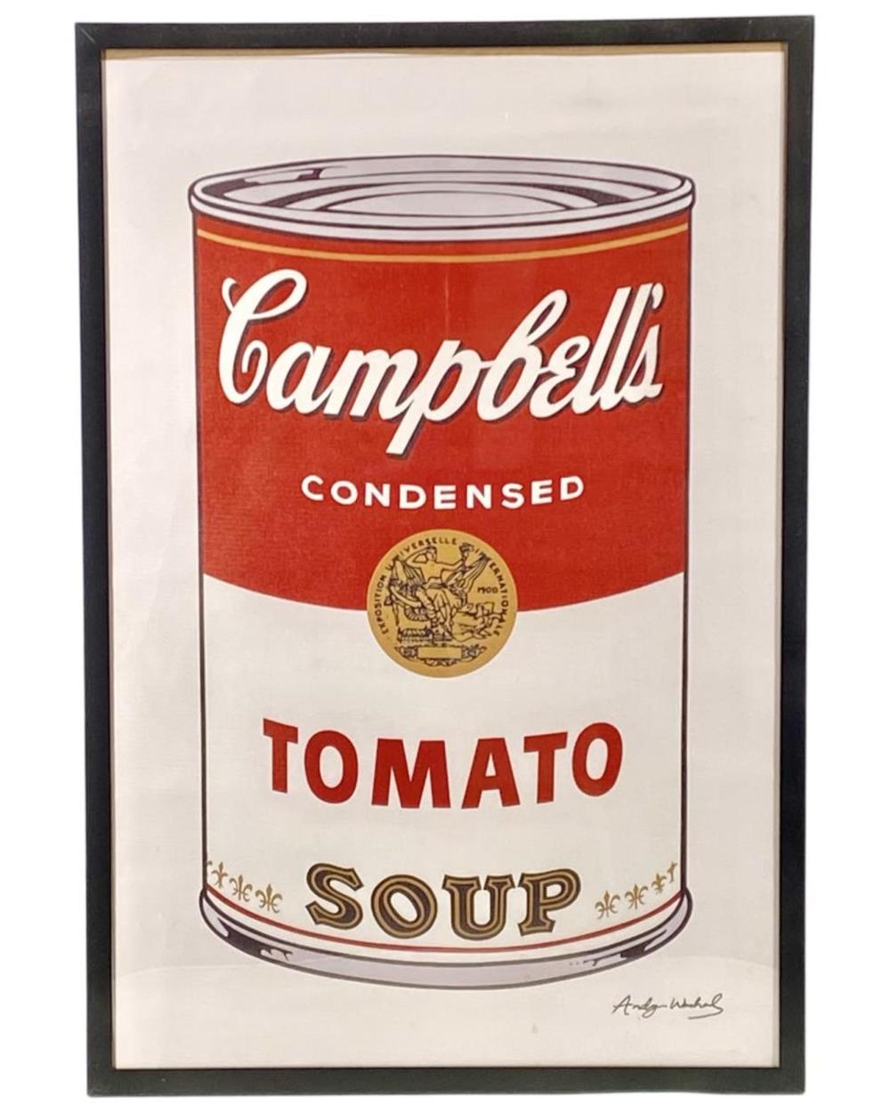 Andy Warhol | Andy Warhol Campbell’s Tomato Soup Fine Print | MutualArt