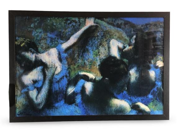 Edgar Degas | Edgar Degas Blue Dancers Fine Canvas Print | MutualArt