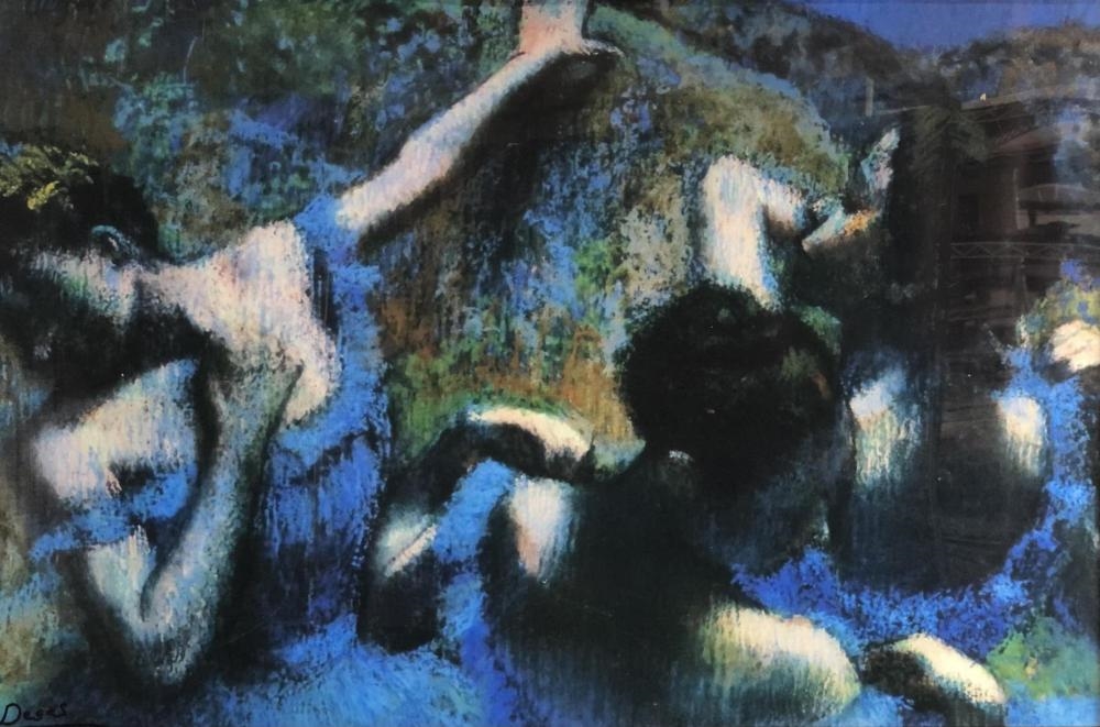 Edgar Degas | Edgar Degas Blue Dancers Fine Canvas Print | MutualArt