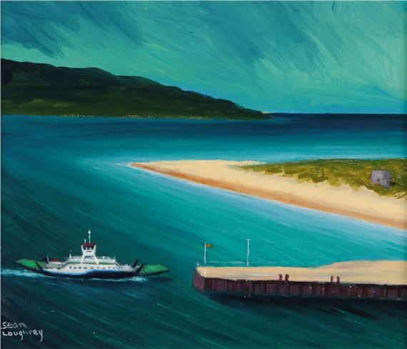 Sean Loughrey | FOYLE FERRY AT MAGILLIGAN POINT | MutualArt
