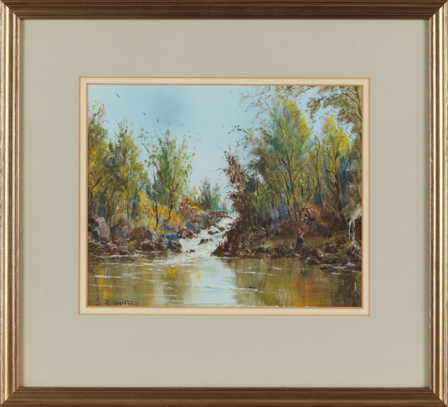 David Overend | THE SALMON LEAP, RIVER BUSH | MutualArt
