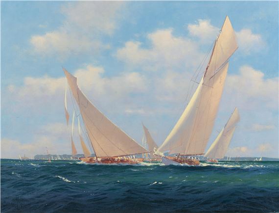 Brian J. Jones | 19 metre class yachts Mariquita and Norada racing at ...