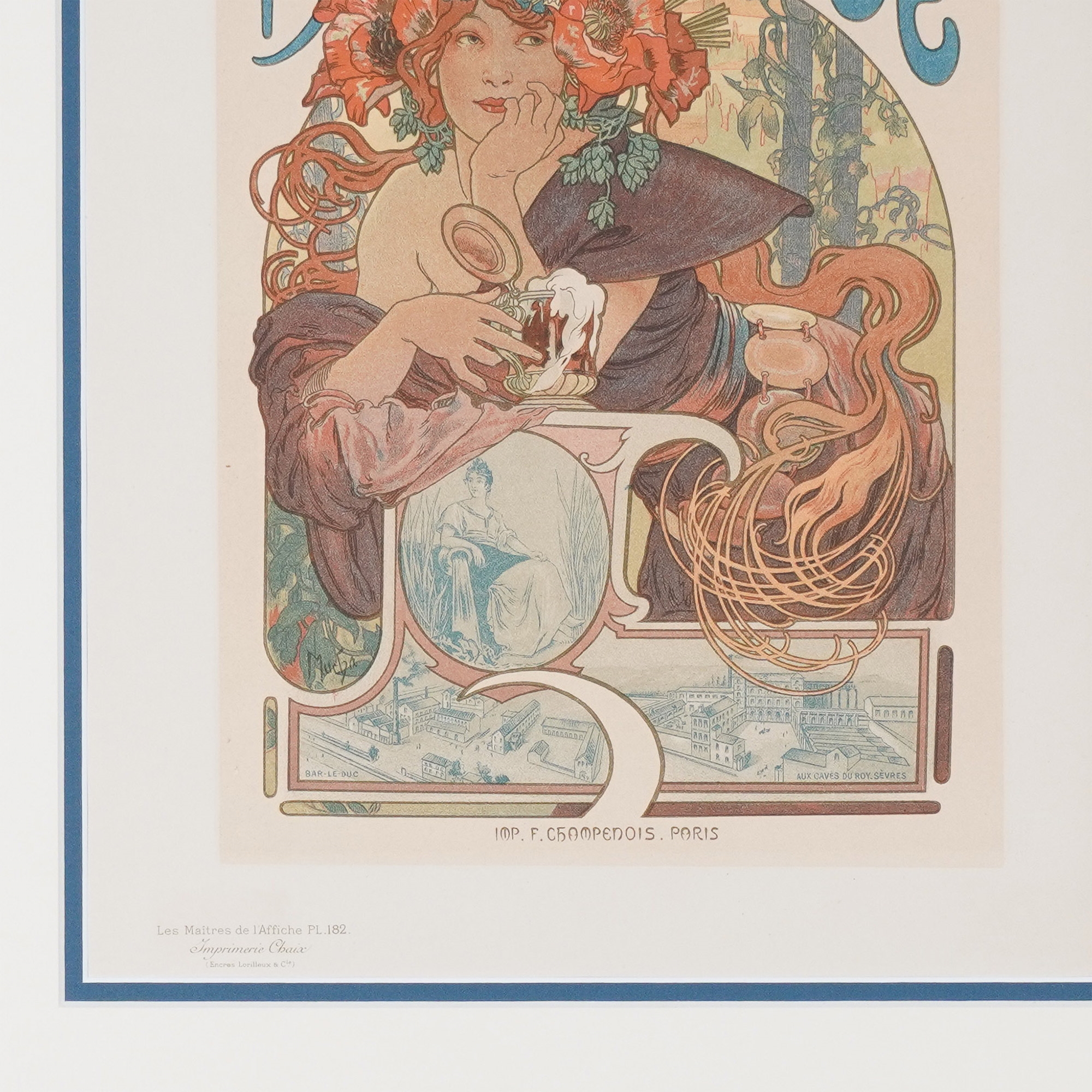Alphonse Mucha | Art Nouveau Color Lithograph from Les Maitres de l ...