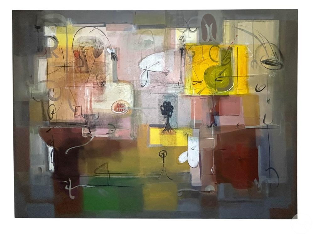 Antonio Carreno | Antonio Carreno b.1963 Abstract Modernism Painting ...