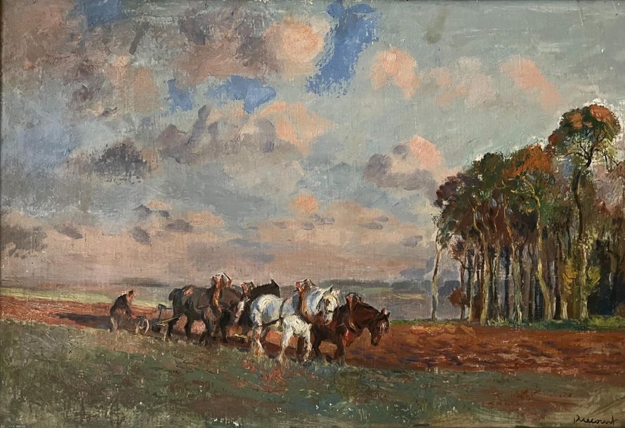 Raymond Louis Lecourt | The ploughman | MutualArt
