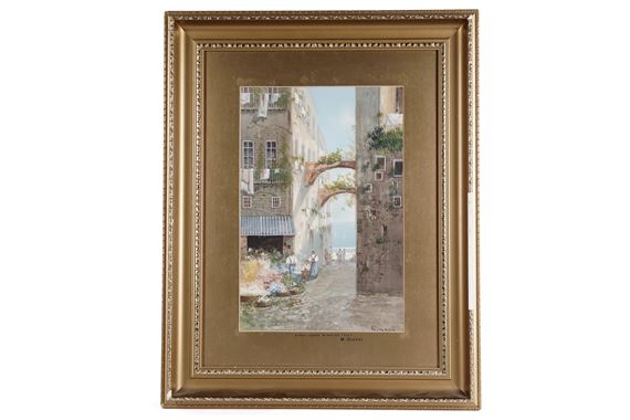 Maria Gianni | Street Scene in Naples, Italy | MutualArt