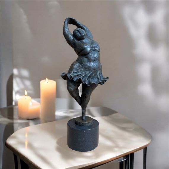 Fernando Botero | Voluptuous Ballerina | MutualArt