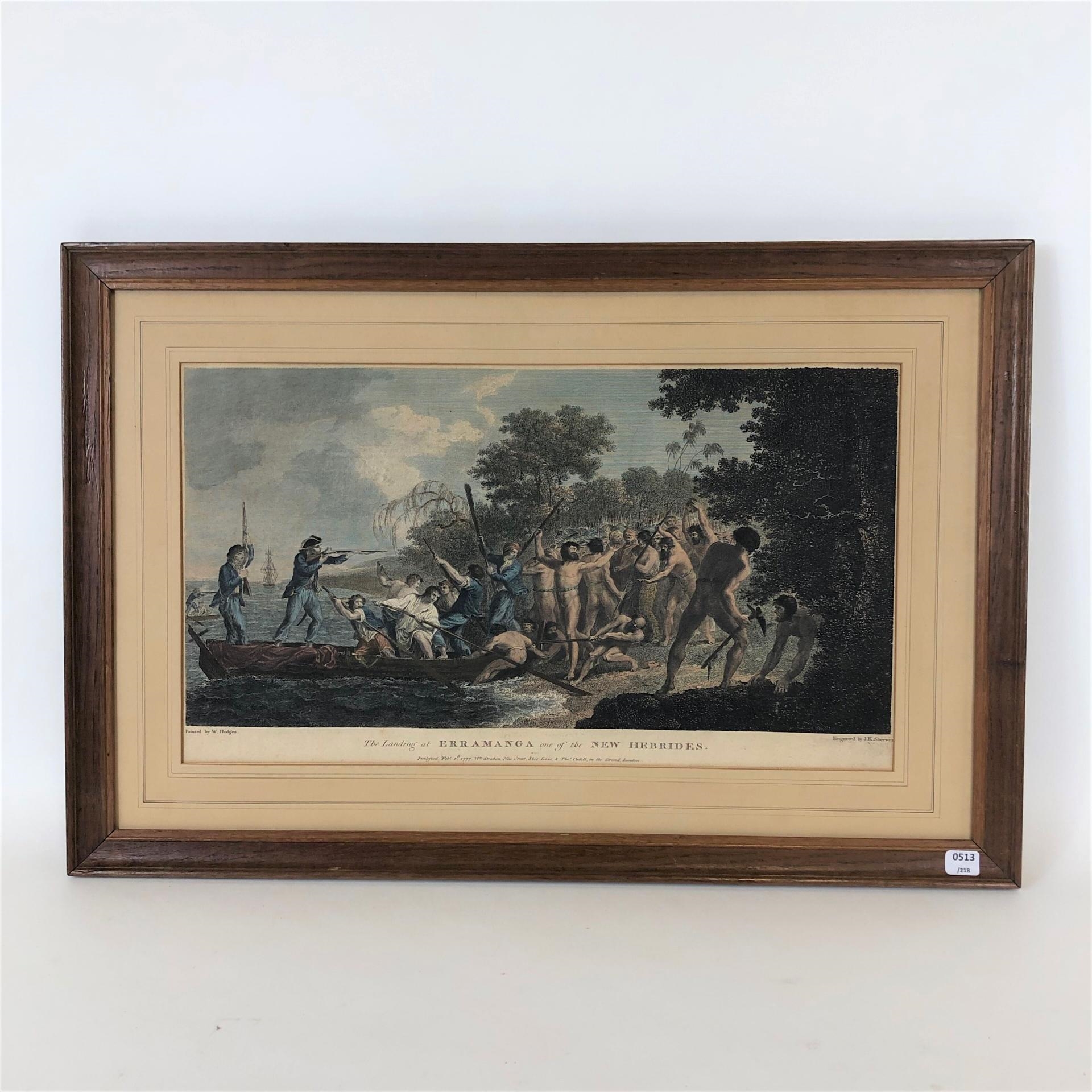 W. Hodges | The landing at Erramanga | MutualArt