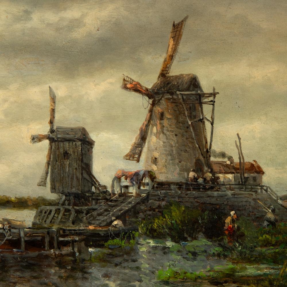 François-Étienne Musin | Ciel Orageux Sur L'Escaut | MutualArt