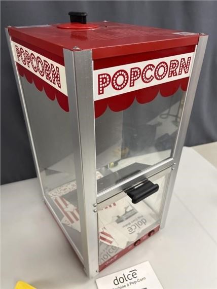 MANUAL | Dolce Popcorn Machine With Holders, with Scooper | MutualArt