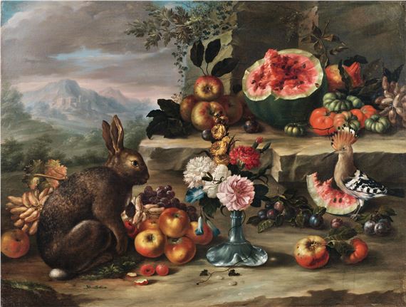 Giovanni Stanchi | A watermelon (Circa 1643) | MutualArt