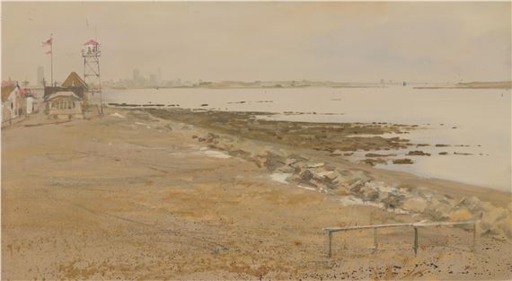 Robert R. Bliss | Looking Toward Boston from Hull | MutualArt