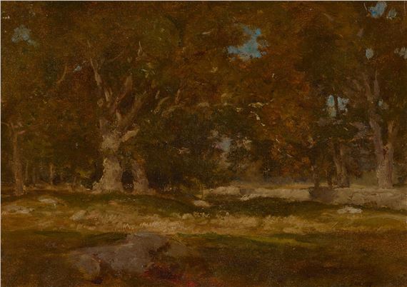 George Inness | Sunset (1865 - 1867) | MutualArt