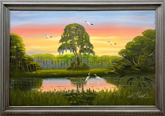 Florida Highwaymen | AL BLACK FLORIDA HIGHWAYMEN DAYBREAK ON THE MARSH ...