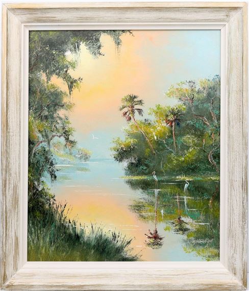 Florida Highwaymen | SAM NEWTON FLORIDA HIGHWAYMEN GOLDEN HOUR | MutualArt