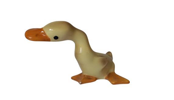 Lenci | Ceramica Lenci - Papera - ceramica policroma h.cm.8 firmata ...