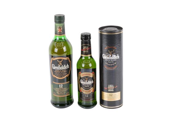 Scotch | Two bottle of 12 years old Glenfiddich single malt Scotch ...
