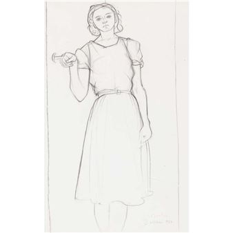 John Craxton | CATS PLAYING (1955) | MutualArt