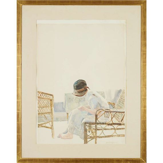 David Remfry | SEATED GIRL, 1981 (1981) | MutualArt