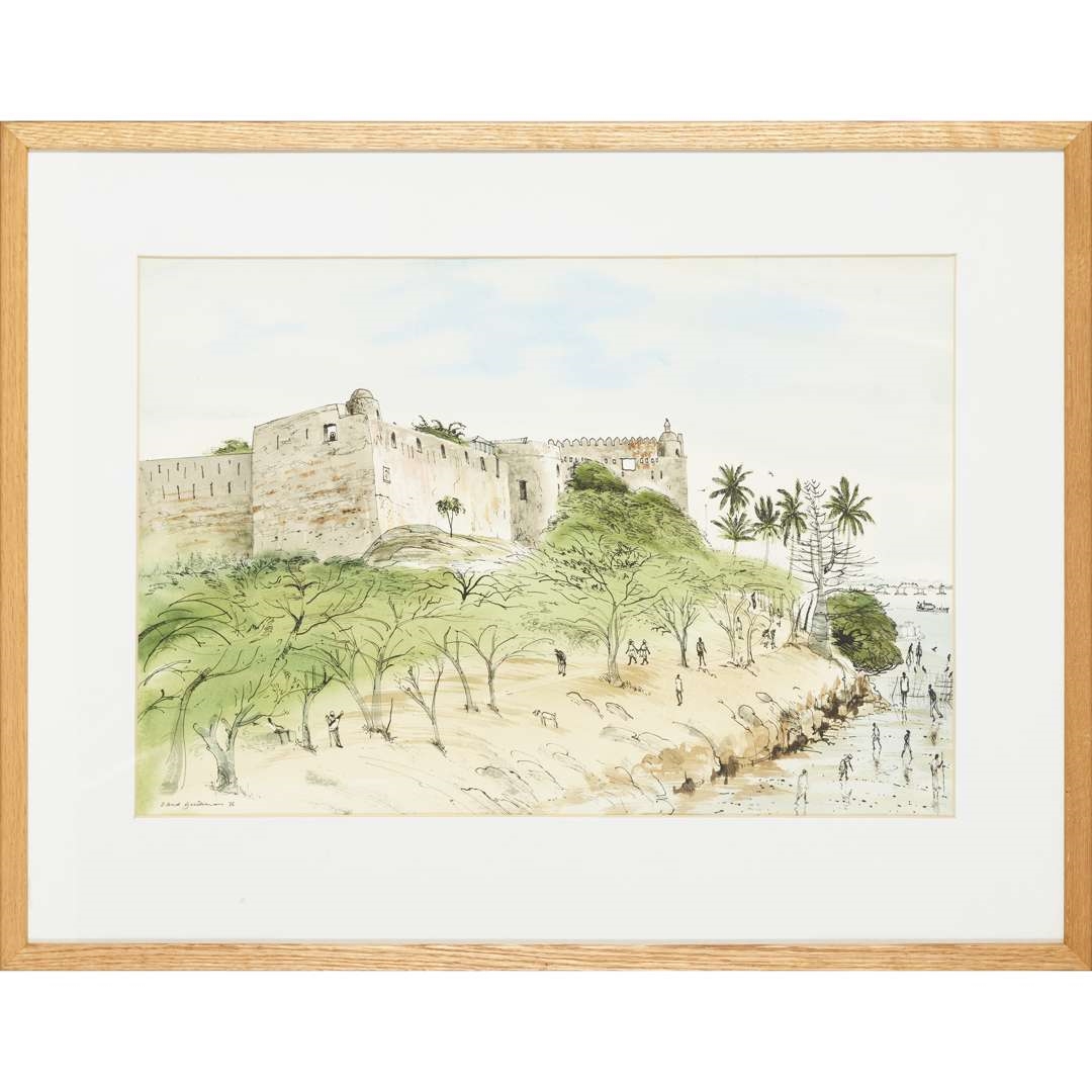David Gentleman | MOMBASA: OUTER WALLS OF PORT JESUS, 1976 (1976 ...