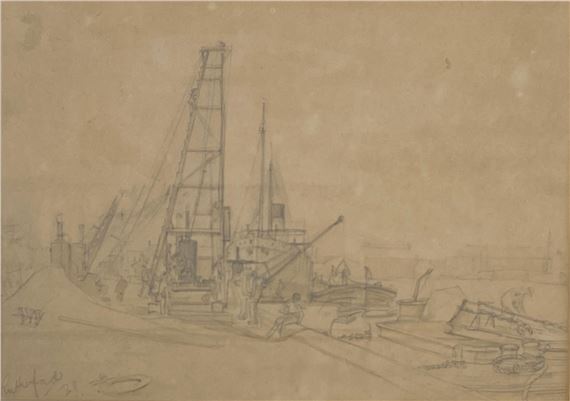 Rutherford Boyd | an early 20th century pencil drawing on paper (1928 ...