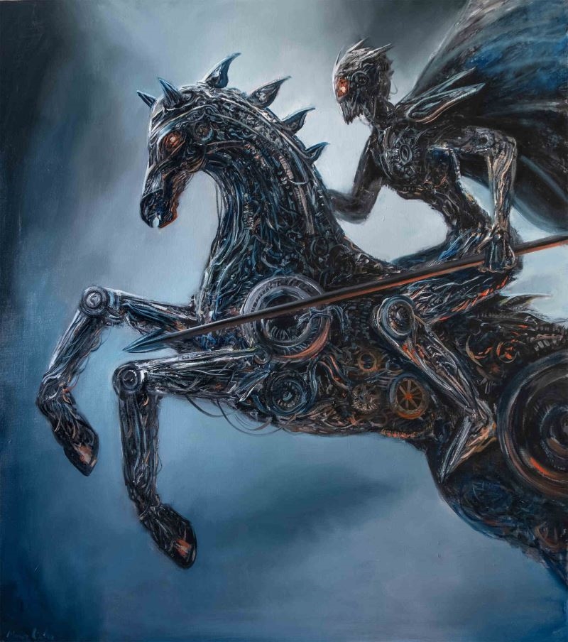 Maciej Ciesla | Machine Knight (2025) | MutualArt