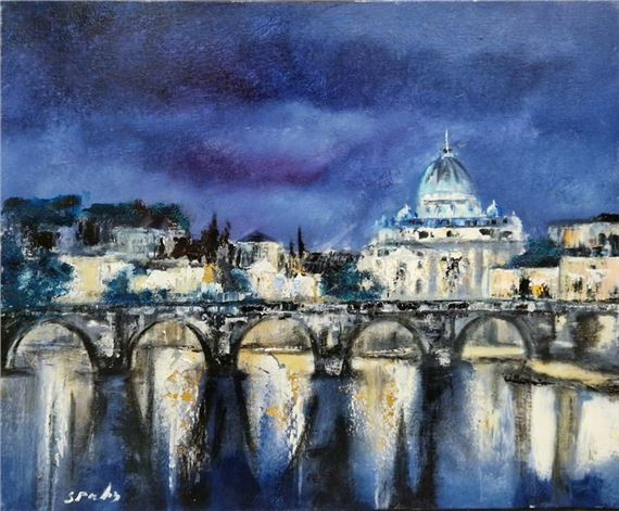 Victor Spahn | paris by night | MutualArt
