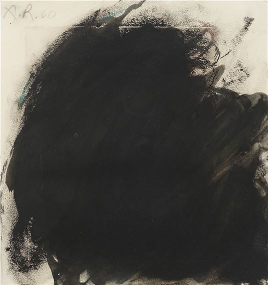 Arnulf Rainer | Untitled (Overpainting Karl Marx (1960) | MutualArt
