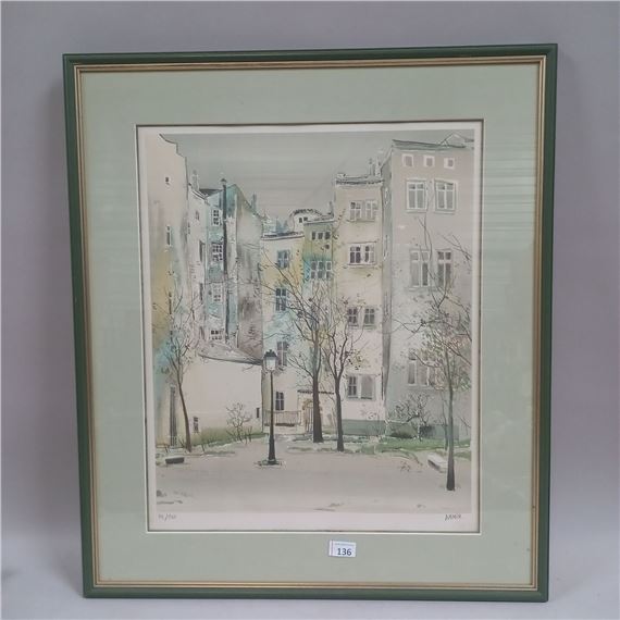 Georges Damin | Cours d'immeuble à Lyon | MutualArt