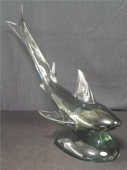 Angelo Seguso | Angelo Seguso signed glass shark figure | MutualArt