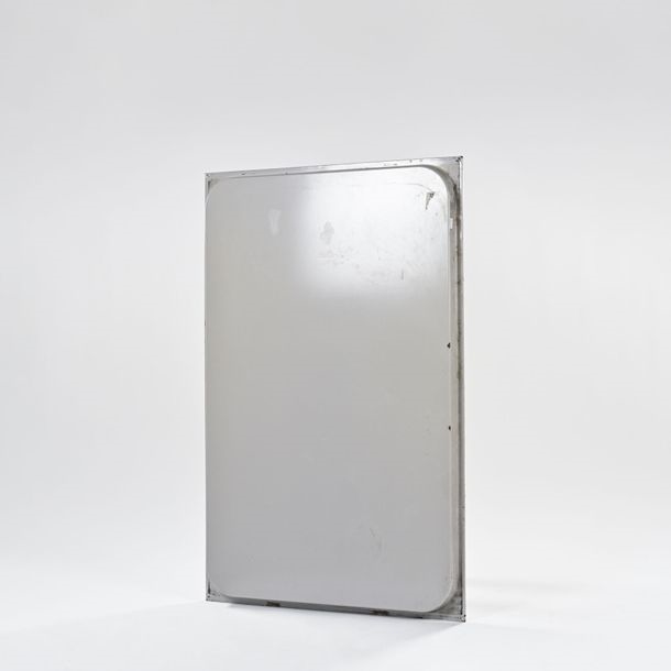 Jean Prouvé | Architectural panel in light gray enameled sheet metal ...