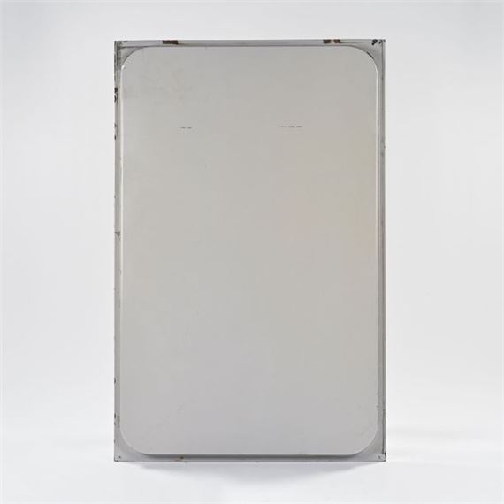 Jean Prouvé | Architectural panel in light gray enameled sheet metal ...