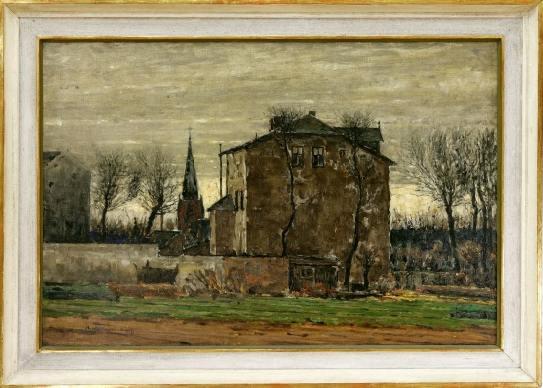 Hermann Hartmann-Drewitz | Ortskern Berlin Zehlendorf mit dem Turm der ...