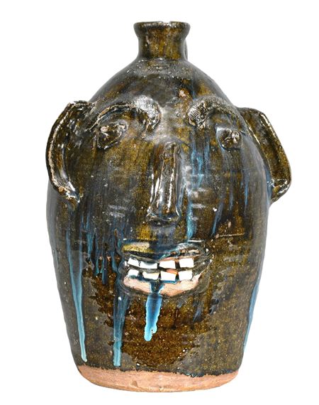 Burton B. Craig | Early 3 Gallon Face Jug (Late 70s) | MutualArt
