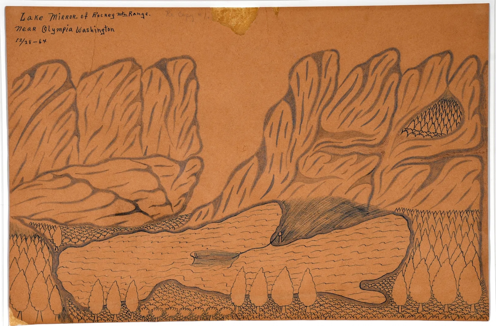 Joseph Yoakum | Foot Bridge Passing Royal Gorge Pass Highest Bridgeway ...