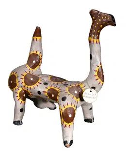 Miles Carpenter | Polka Dot Dinosaur (1975) | MutualArt