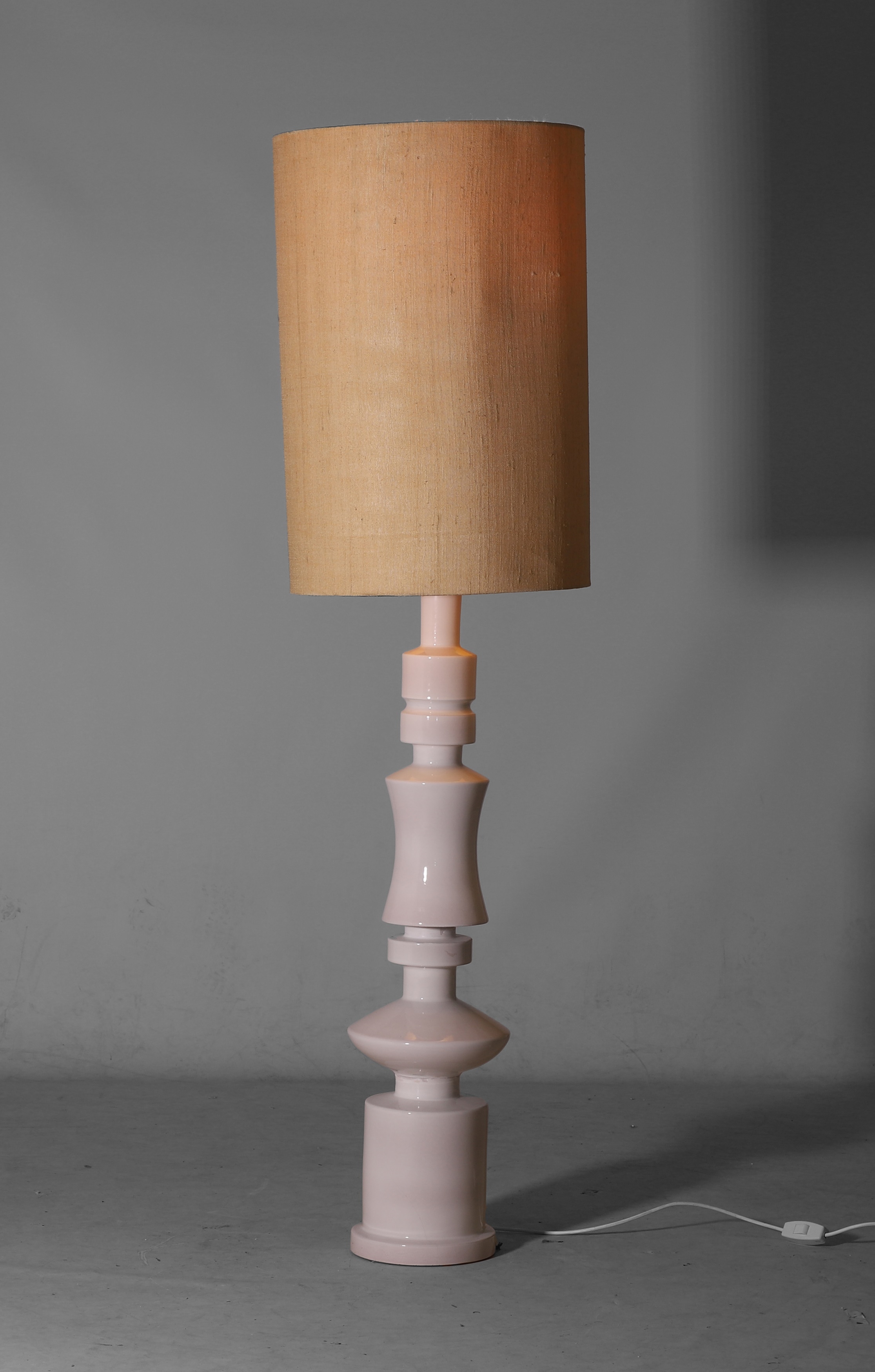 Margrit Linck-Daepp | a studio pottery standard lamp c.1940 of stepped ...