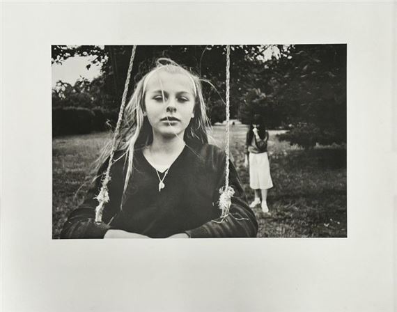 Christian Louis | Little girl on the swing. | MutualArt