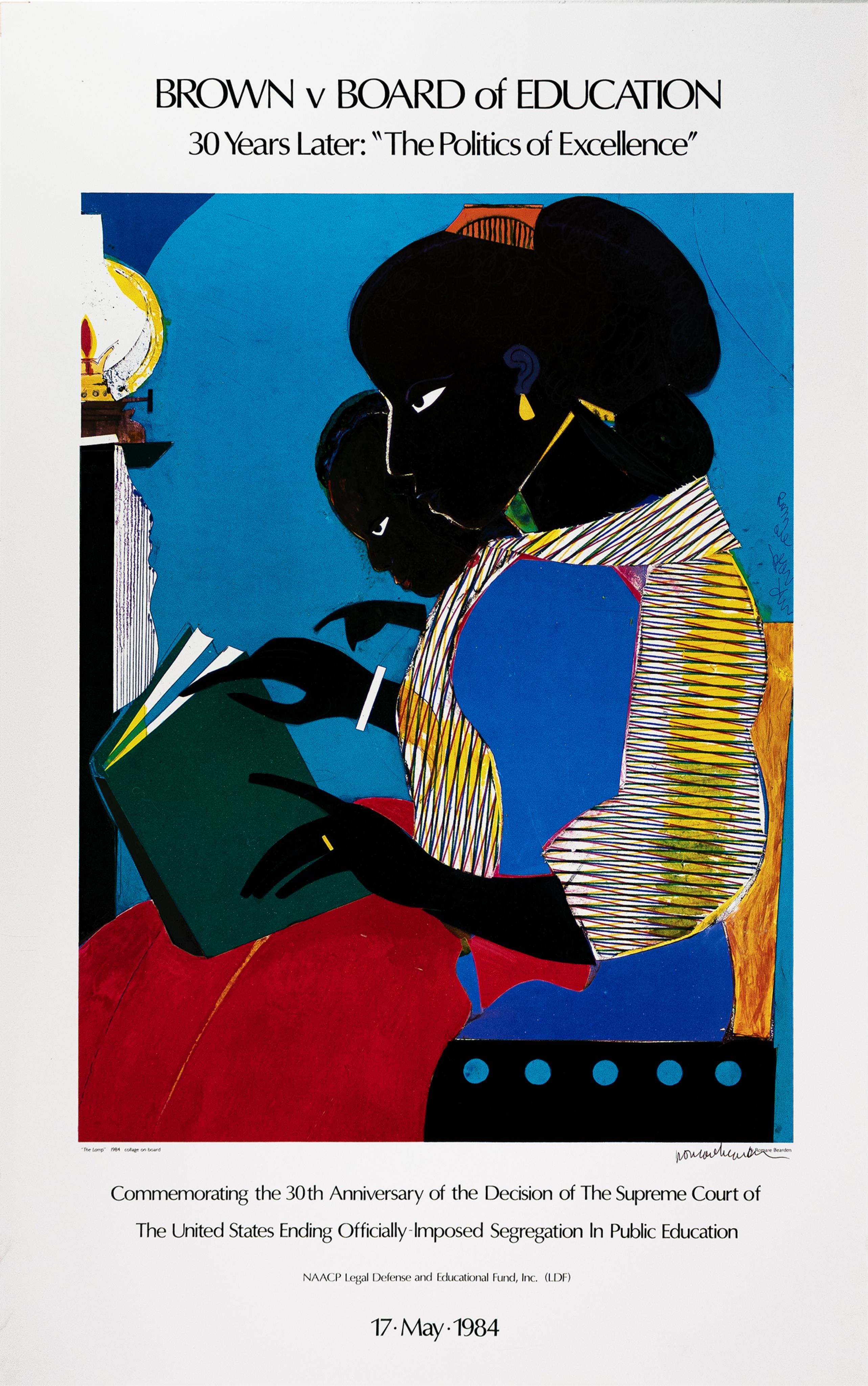 Romare Bearden | Brown v Board of Education (1984) | MutualArt