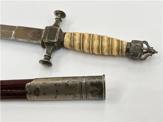 Blade | An Imperial German style dagger, ivorine grip | MutualArt