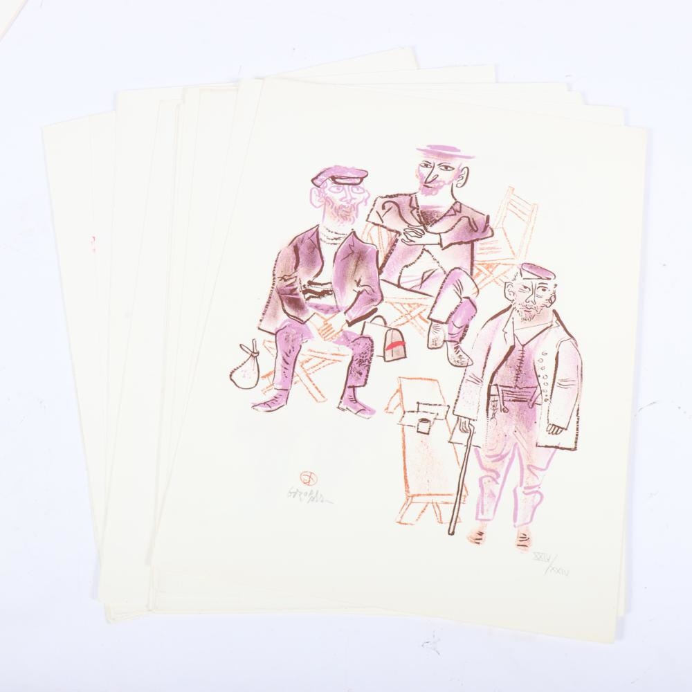 William Gropper | The Shtetl complete portfolio (1936 - 1937) | MutualArt