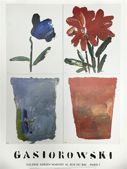 Gérard Gasiorowski | Fleurs n°131 and 132. | MutualArt
