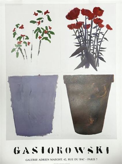 Gérard Gasiorowski | Fleurs n°101 and 102. | MutualArt