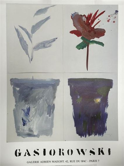 Gérard Gasiorowski | Fleurs n°55 and 56. | MutualArt